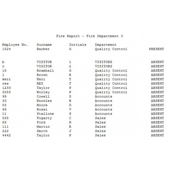 Fire Roll Call Systems - Rushton Electronic Solutions