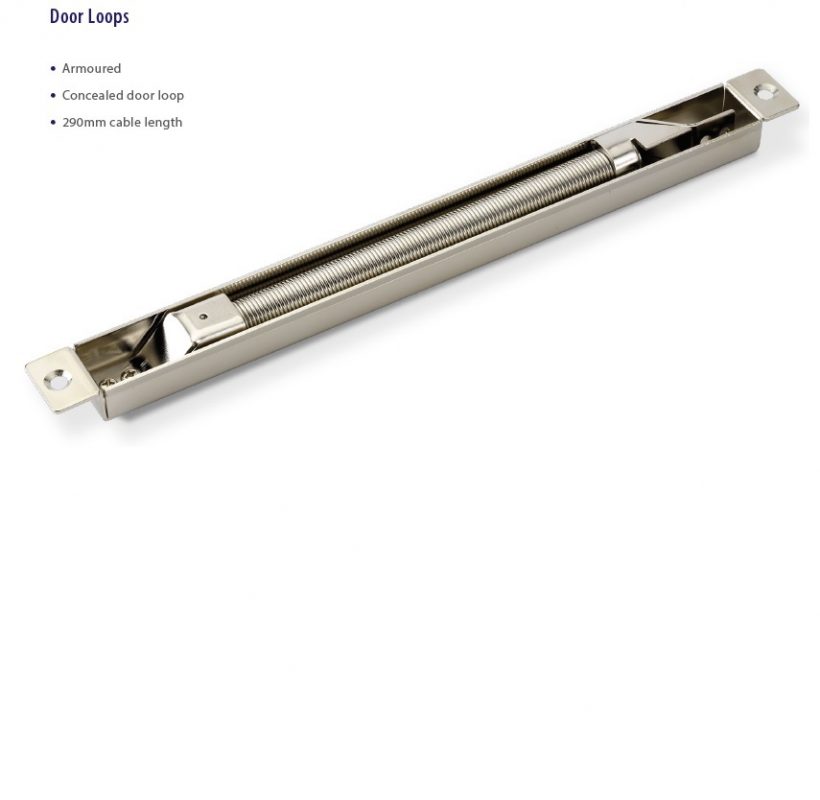 290mm Concealed Door Loop, Armoured - Rushton Electronic Solutions